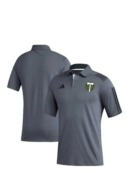 Adidas Portland Timbers 2023 On-field Training Polo - Gray