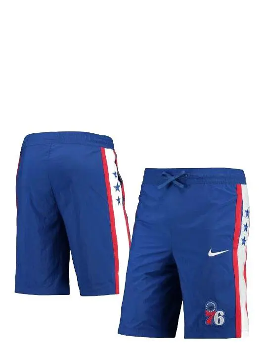 Nike Philadelphia 76ers Courtside Heritage Shorts - Royal