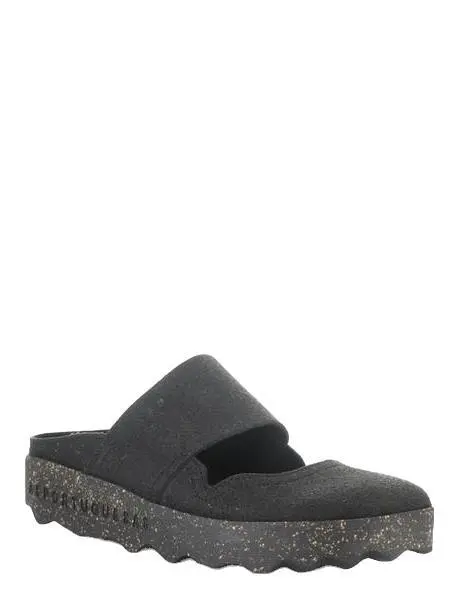 Fly London Cana Slide Sandal - Black