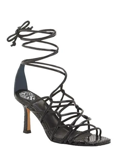 Vince Camuto Enjita Ankle-tie Sandal - Black