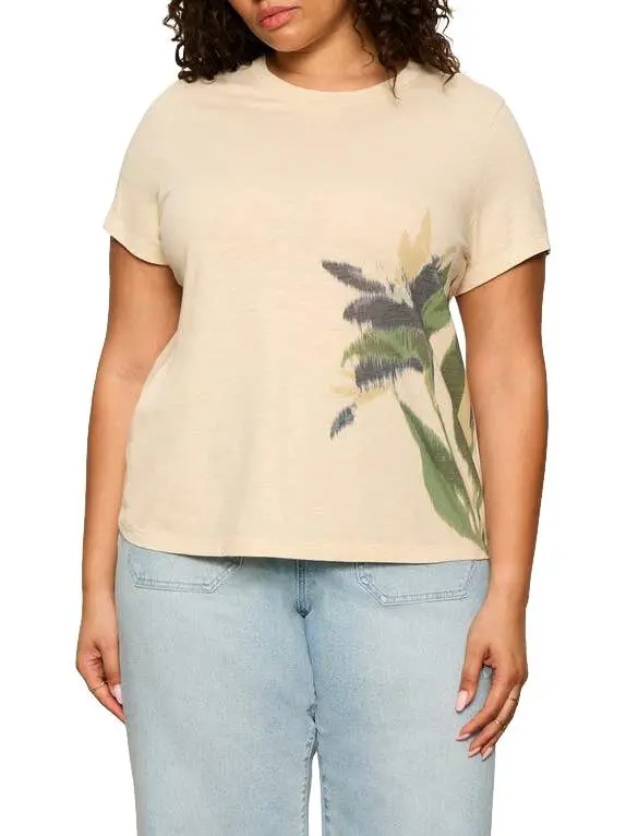 Sanctuary Slubbed Crewneck T-shirt - Tahiti White
