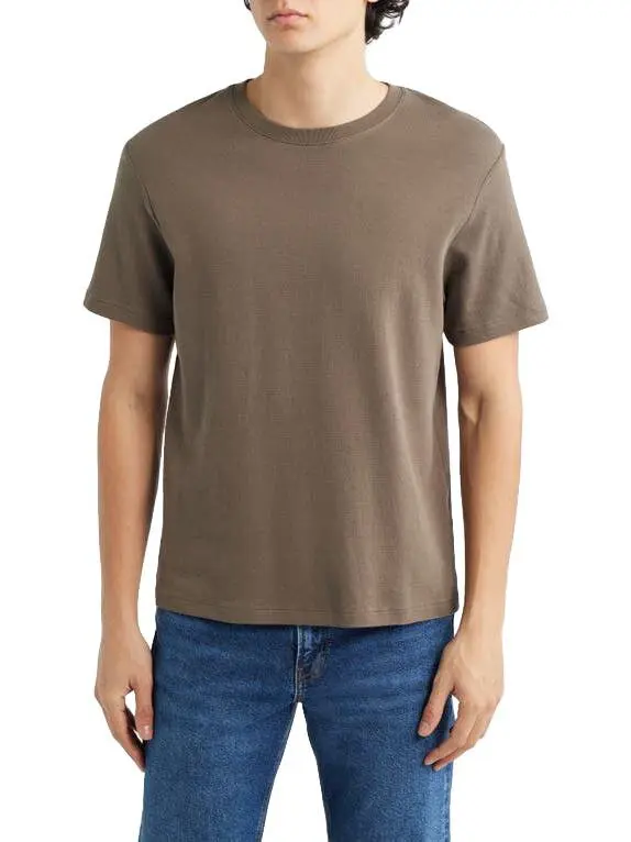 FRAME Duo Fold Cotton T-shirt - Mocha