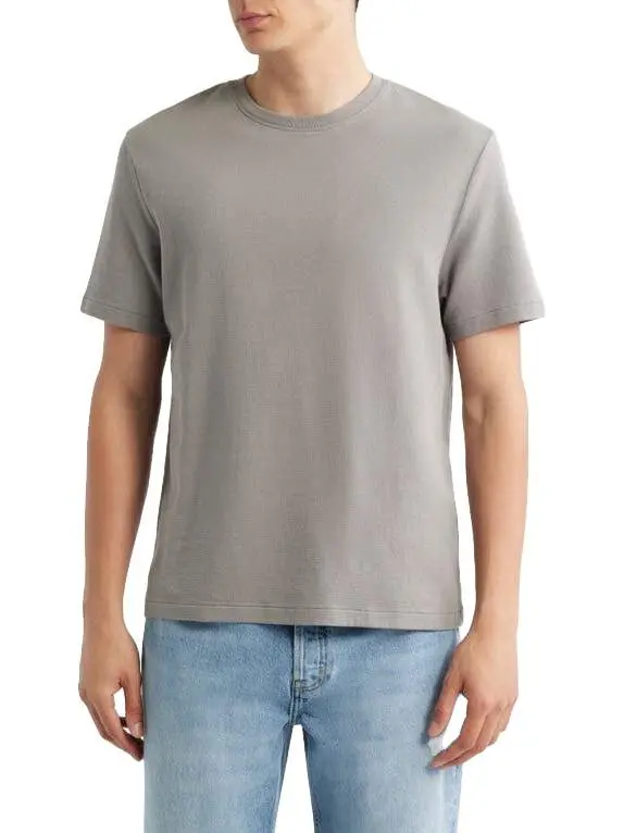 FRAME Duo Fold Cotton T-shirt - Storm Grey