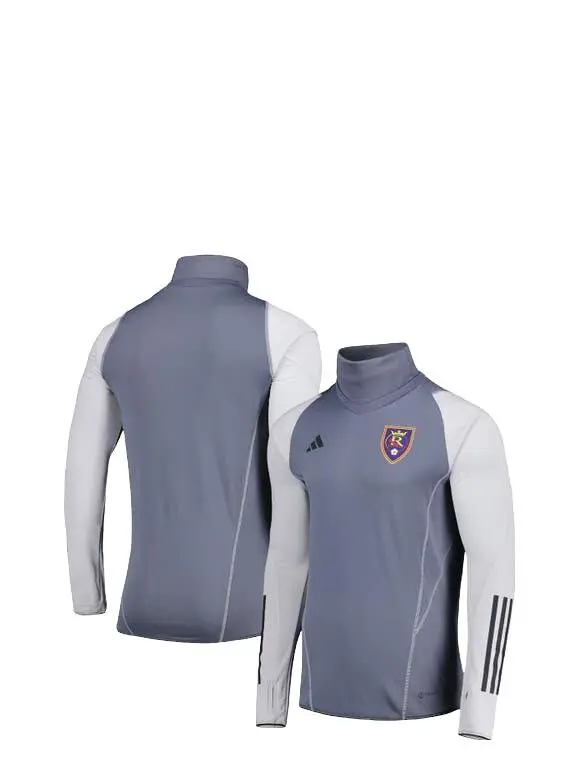 Adidas Real Salt Lake Warm Raglan Cold.rdy Top By - Gray