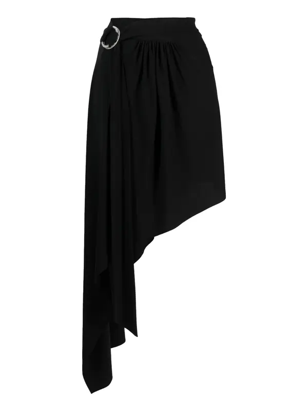 Alexandre Vauthier Ring-detail Belted Skirt - Black