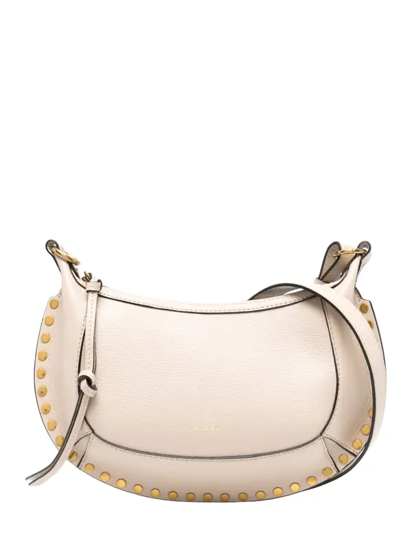 Isabel Marant Oskan Moon Leather Shoulder Bag - Neutrals