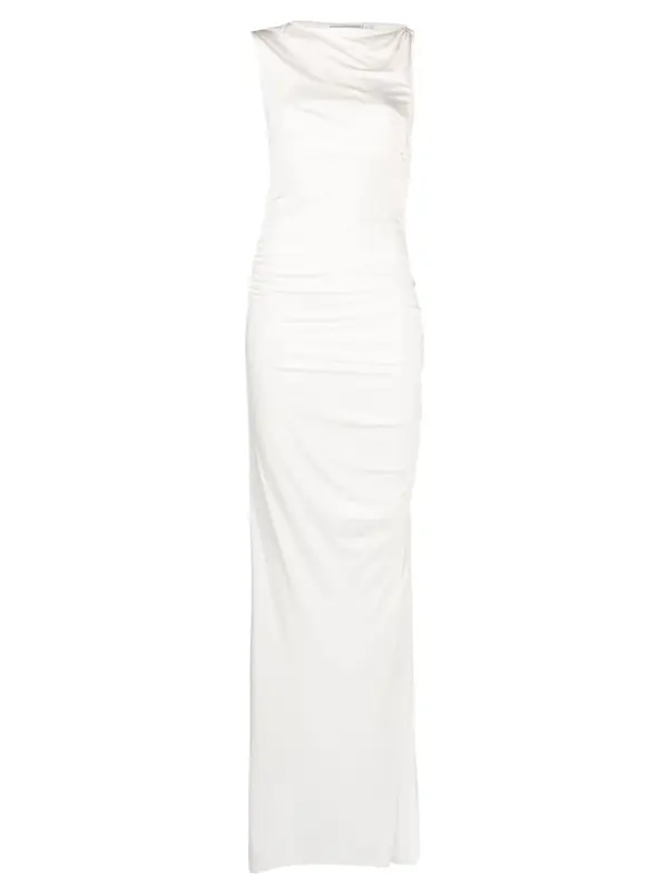 Christopher Esber Gesbine Twist-detail Gown - White