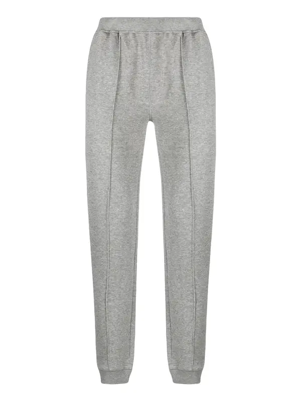 Corneliani Elastic-waist Straight-leg Track Pants - Grey