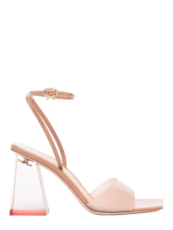 GIANVITO ROSSI 85mm Square-toe Sandals - Neutrals