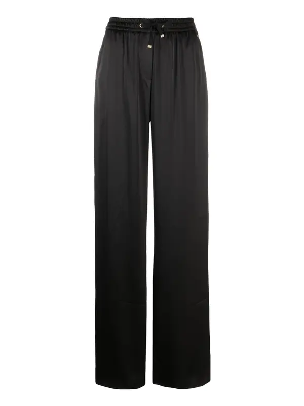 Herno High-waisted Palazzo Pants - Black