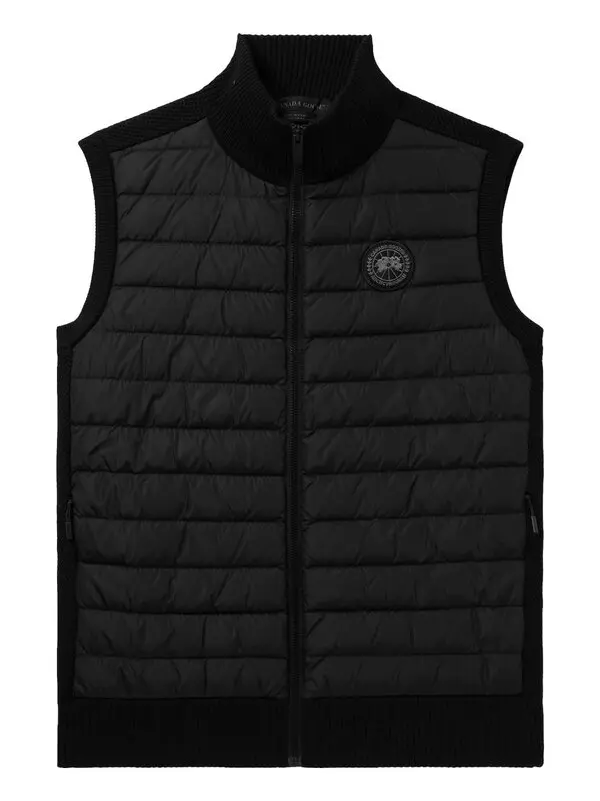 Canada Goose Hybridge Slim-fit Gilet - Black