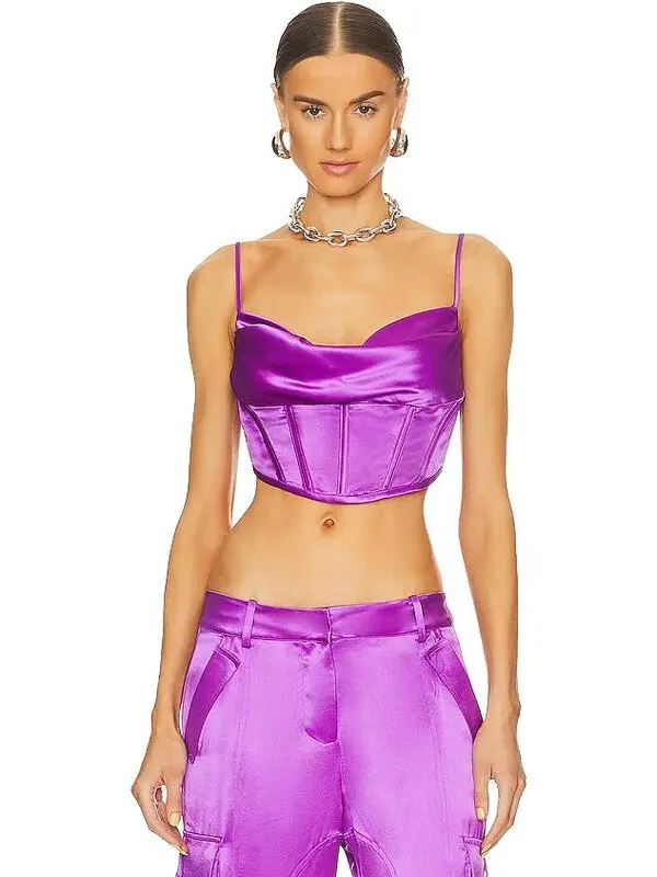 Retrofete Celia Top - Orchid Purple