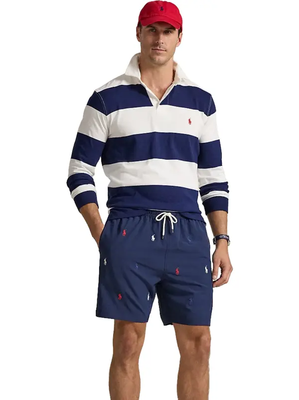 Ralph Lauren Traveler Classic Fit Swim Trunks - Newport Navy