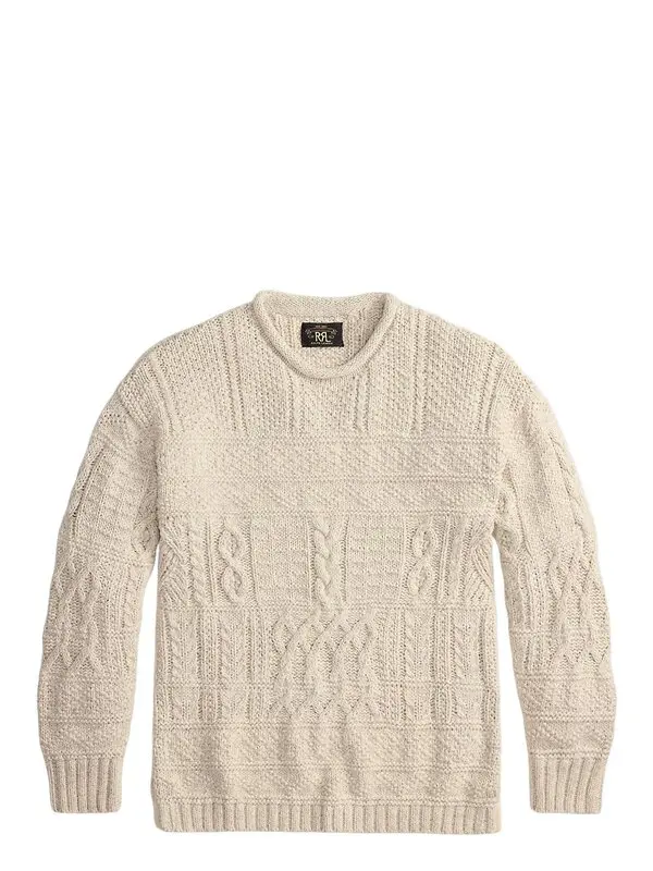Ralph Lauren Cable-knit Roundneck Sweater - Cream
