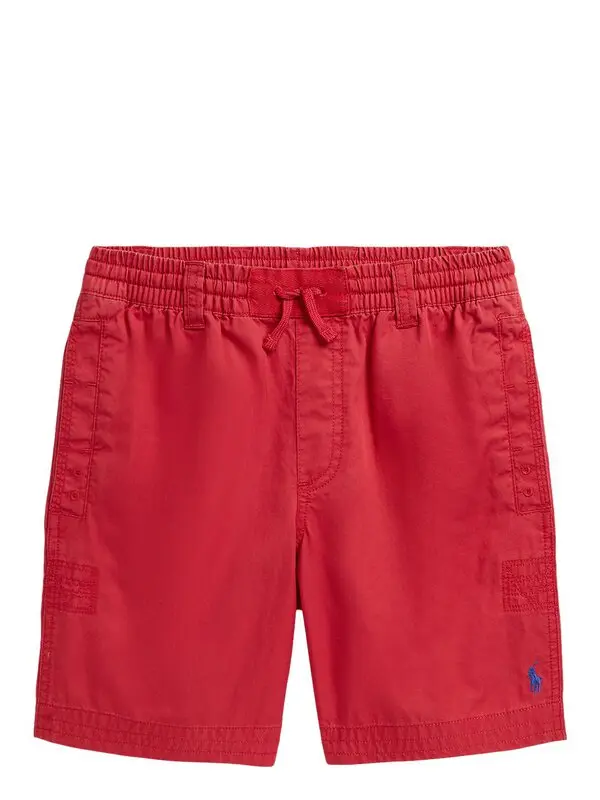 Ralph Lauren Cotton Twill Shorts - Starboard Red