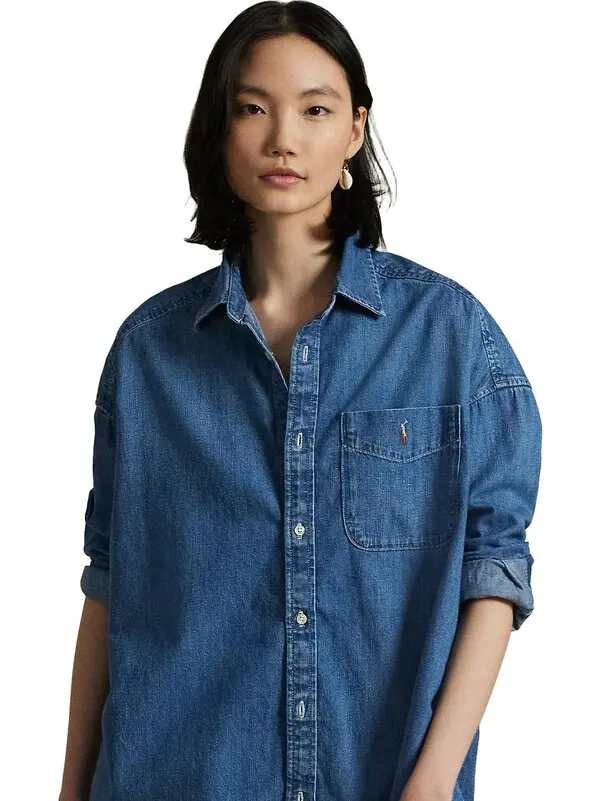 Ralph Lauren Oversize Denim Shirt - Golfito Wash