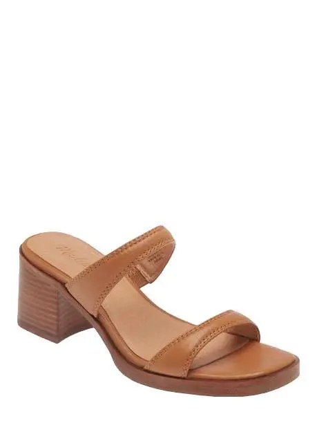 Madewell Saige Double Strap Sandals - Desert Camel