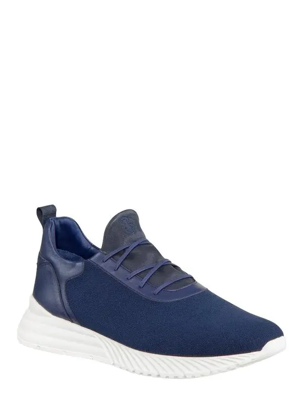 Stefano Ricci Calfskin Leather Sneakers - Navy