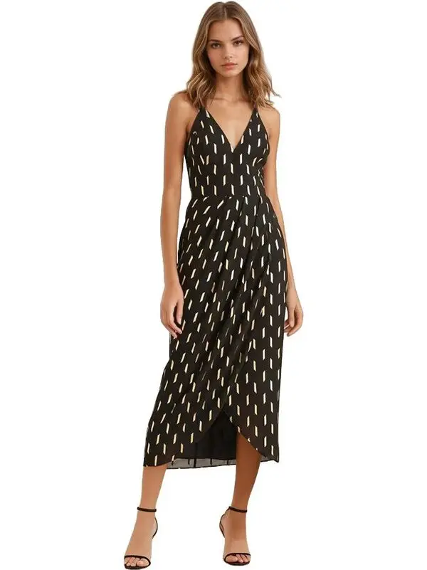 Yumi Kim Adrienne Midi Dress - Black