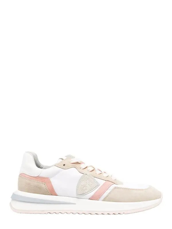 Philippe Model Tropez 2.1 Panelled Suede Sneakers - White