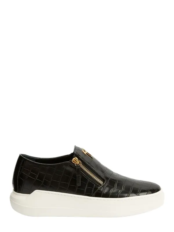 GIUSEPPE ZANOTTI Conley Zip Sneakers - Black