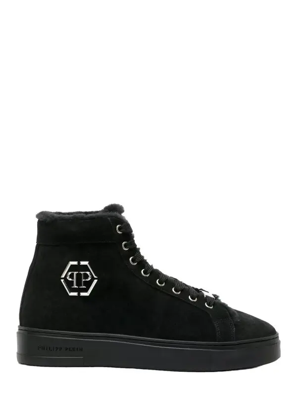 Philipp Plein Hexagon High-top Sneakers - Black