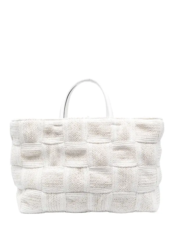 Casadei Twiga Shopper Tote Bag - White