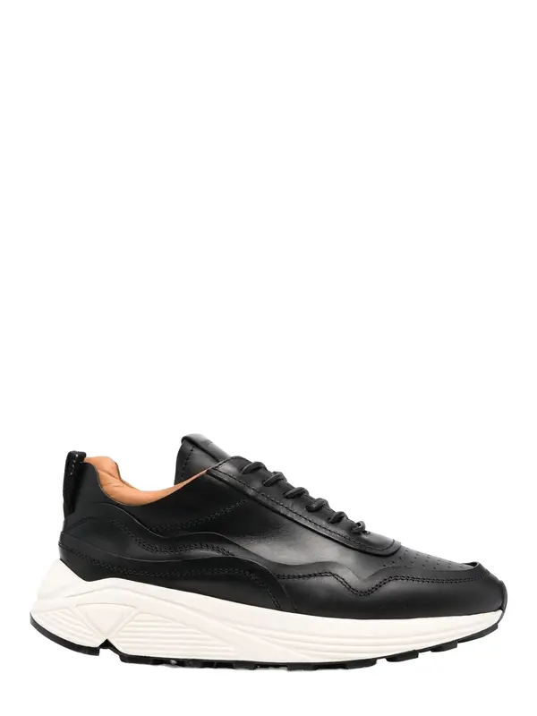 BOTTERO Piping-detail Low-top Sneakers - Black