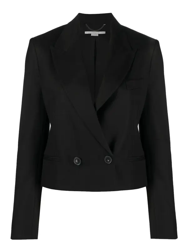 Stella McCartney Double-breasted Blazer - Black