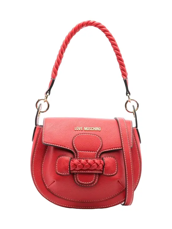 Moschino Braided-detail Shoulder Bag - Red