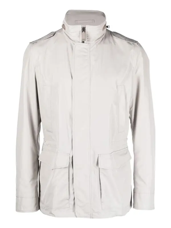 Herno High-neck Lightweight Jacket - Neutrals
