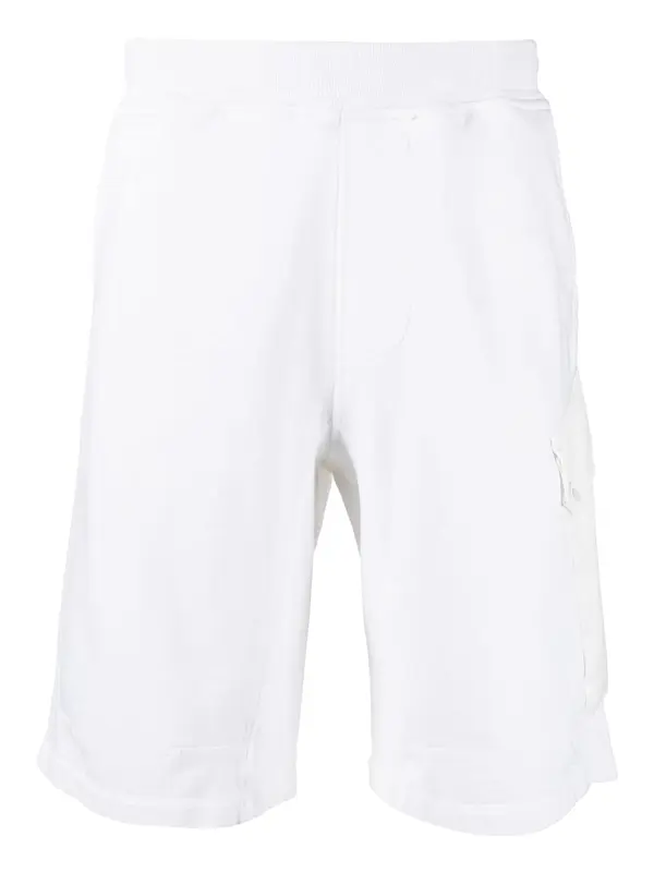 TEN C Side Flap-pocket Detail Shorts - White