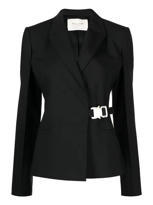 1017 Alyx 9sm Buckle-fastening Wrap Blazer - Black
