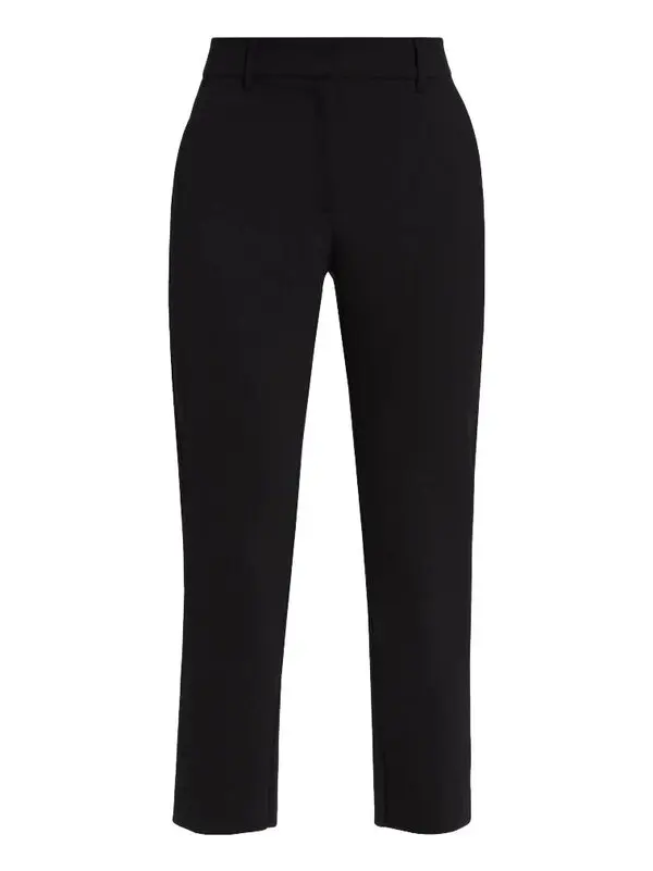 Commando Cropped Neoprene Trousers - Black