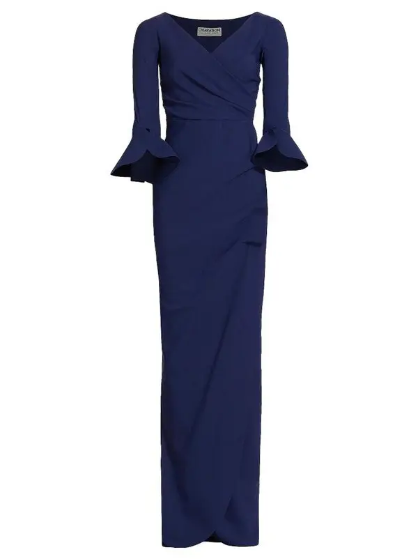 Chiara Boni La Petite Robe Zalfa Ruched Gown - Iris