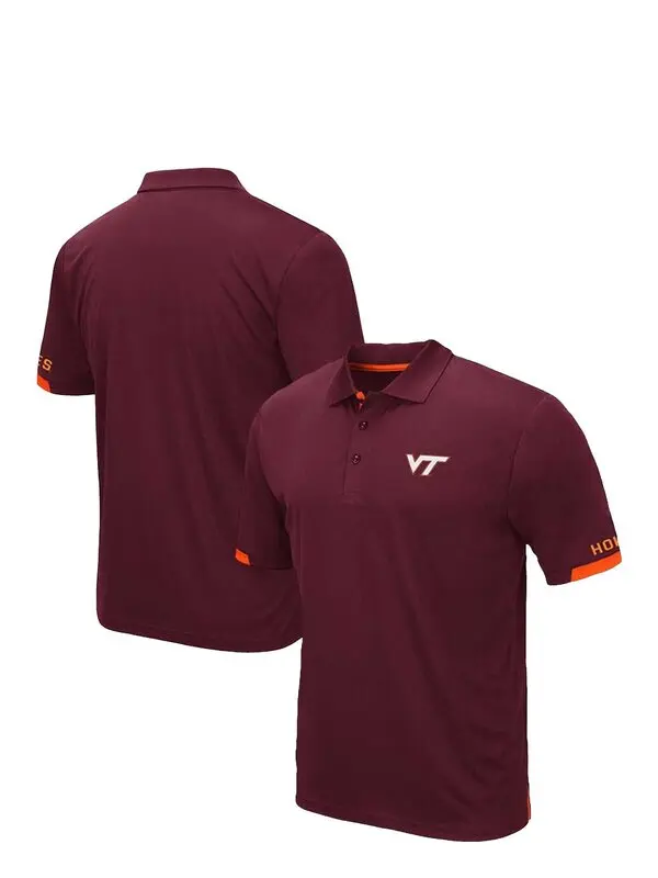 COLOSSEUM Virginia Tech Hokies Big & Tall Santry Polo - Maroon
