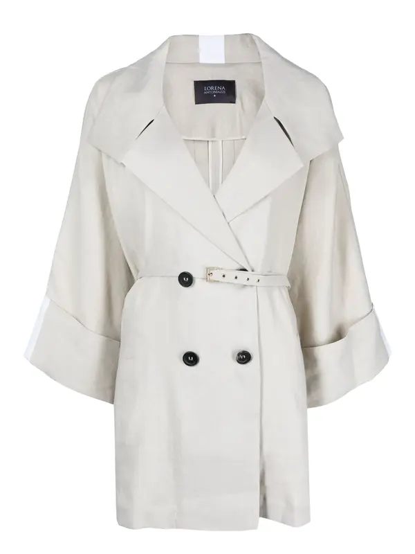 Lorena Antoniazzi Double-breasted Trench Coat - Brown