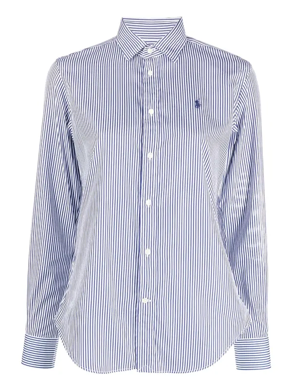 Polo Ralph Lauren Embroidered Logo Shirt - Blue