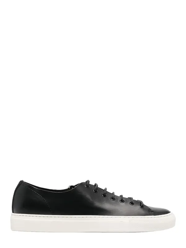 BOTTERO Calf-leather Lace-up Sneakers - Black