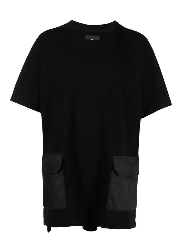 Y3 Logo-patch Short-sleeve T-shirt - Black