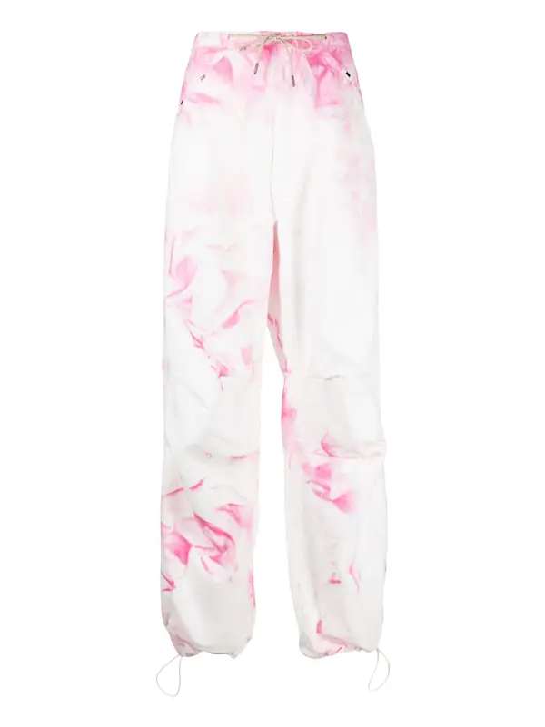 DARKPARK Tie-dye Cargo Trousers - Pink