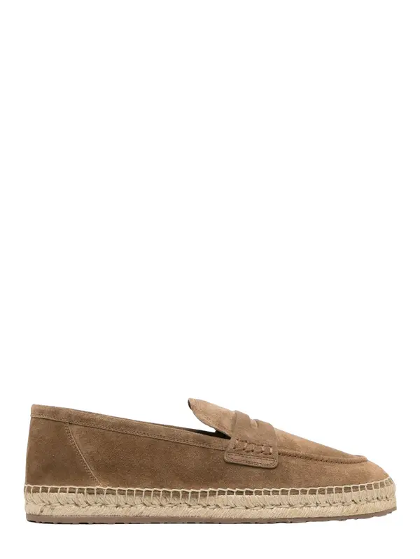 GIANVITO ROSSI Round-toe Espadrilles - Brown