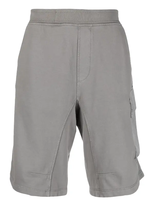 TEN C Side Flap-pocket Detail Shorts - Grey