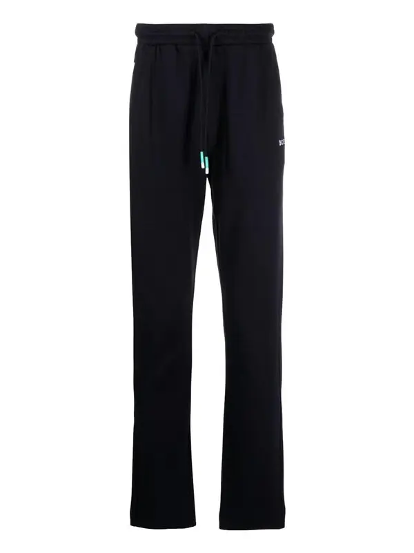 BOSS Embroidered-logo Track Pants - Blue