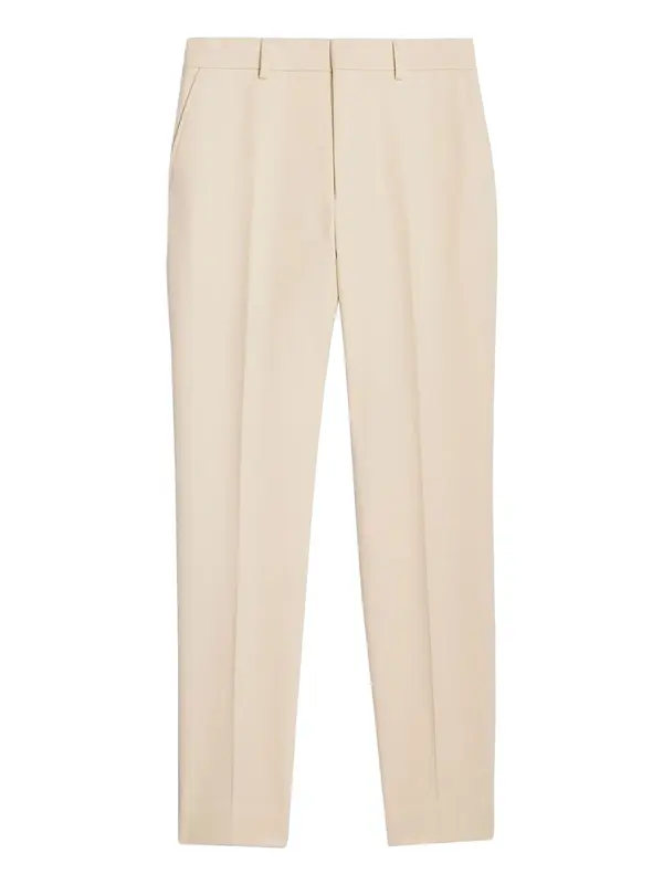 Ami High-waist Tailored Trousers - Neutrals