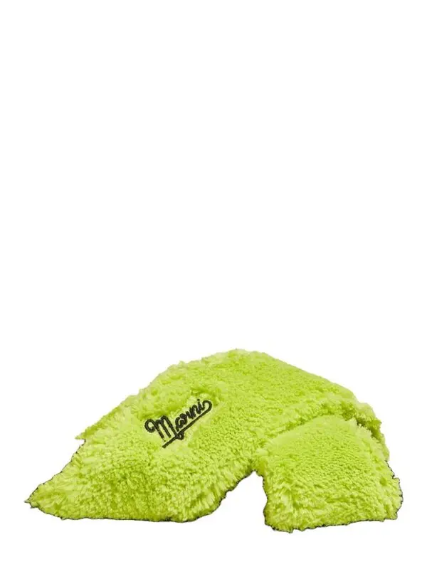 Marni Embroidered Logo Sandals - Green