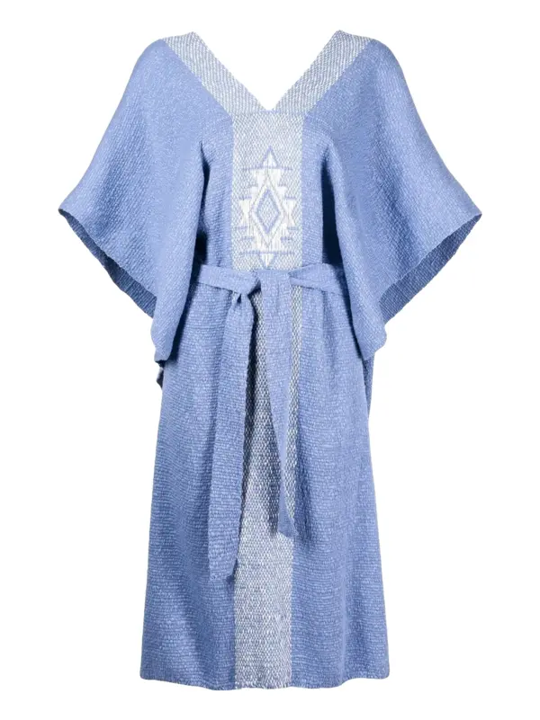 Voz Estrella Kaftan Cardigan - Blue