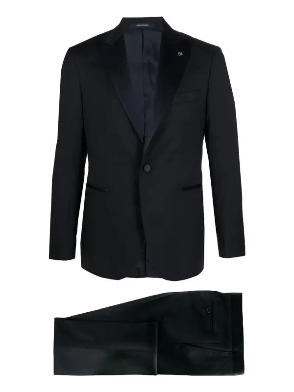 Tagliatore Single-breasted Dinner Suit - Blue