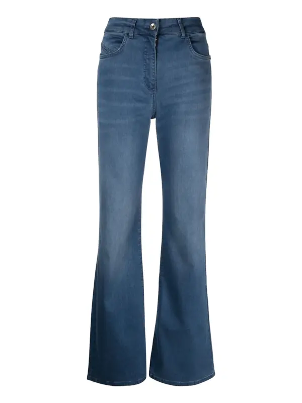 Patrizia Pepe High-waisted Flared Jeans - Blue