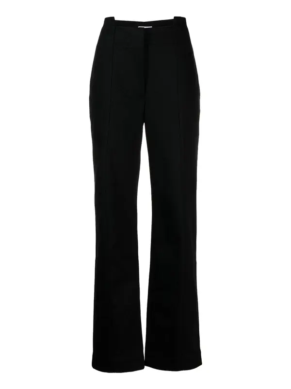 JW Anderson Panelled Straight-leg Trousers - Black
